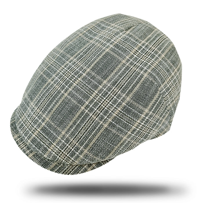 Regent Plaid Italian Flat Cap-IT228 | Stanton Hats